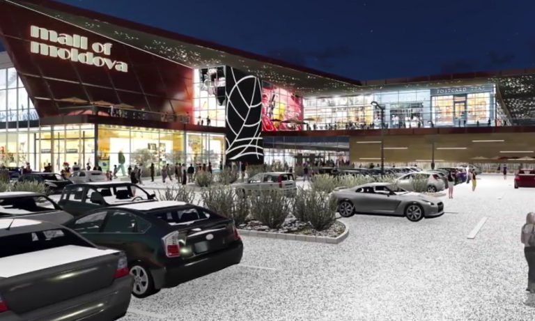 FOTO Cel mai mare mall din Moldova va fi înalt cât un bloc cu 8 etaje ...