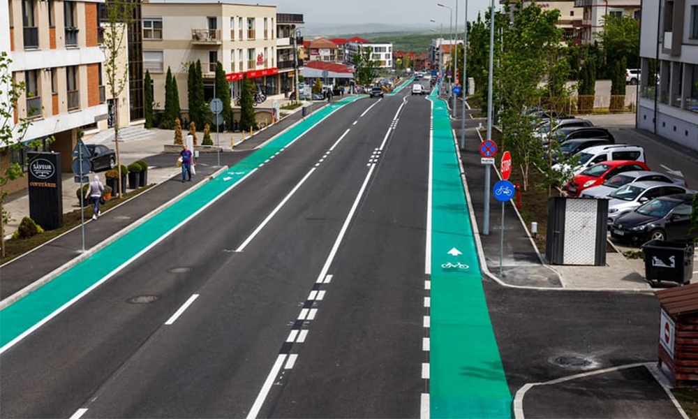 Cum arată o stradă din Cluj, recent modernizată » Apix.ro