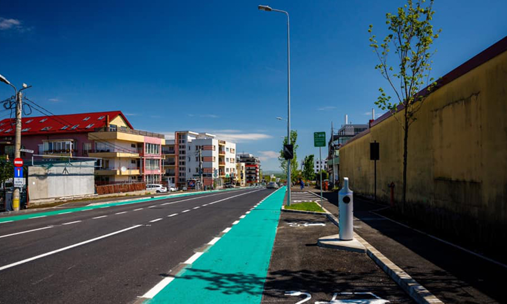 Cum arată o stradă din Cluj, recent modernizată » Apix.ro