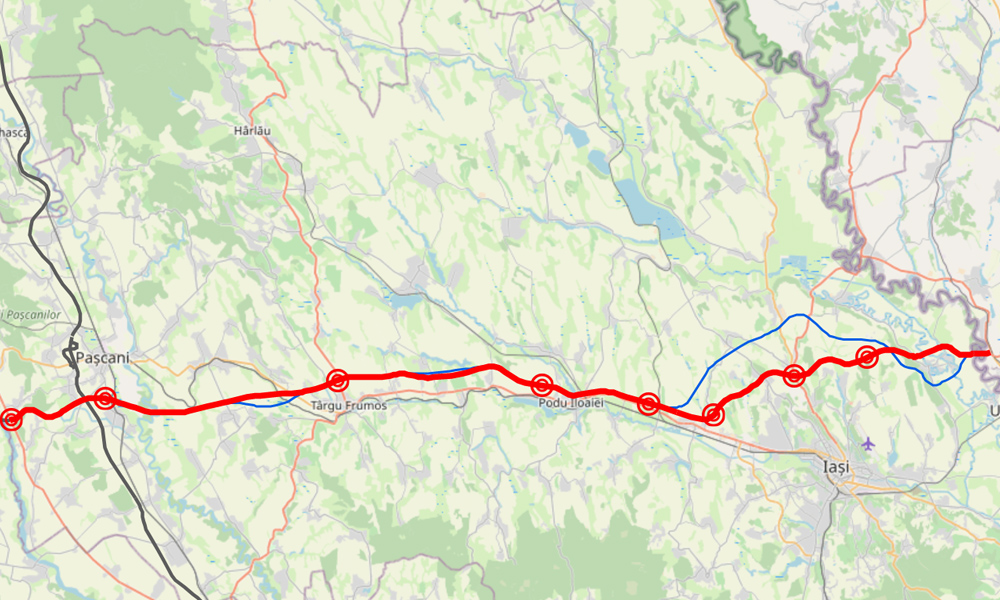Traseul final al autostrăzii Iașului: 92 km și 8 noduri rutiere » Apix.ro