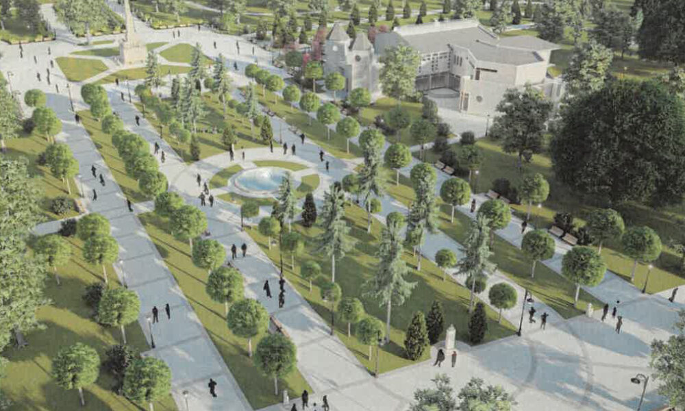 FOTO Cum ar urma să arate parcul Copou după reabilitare - imagini în ...